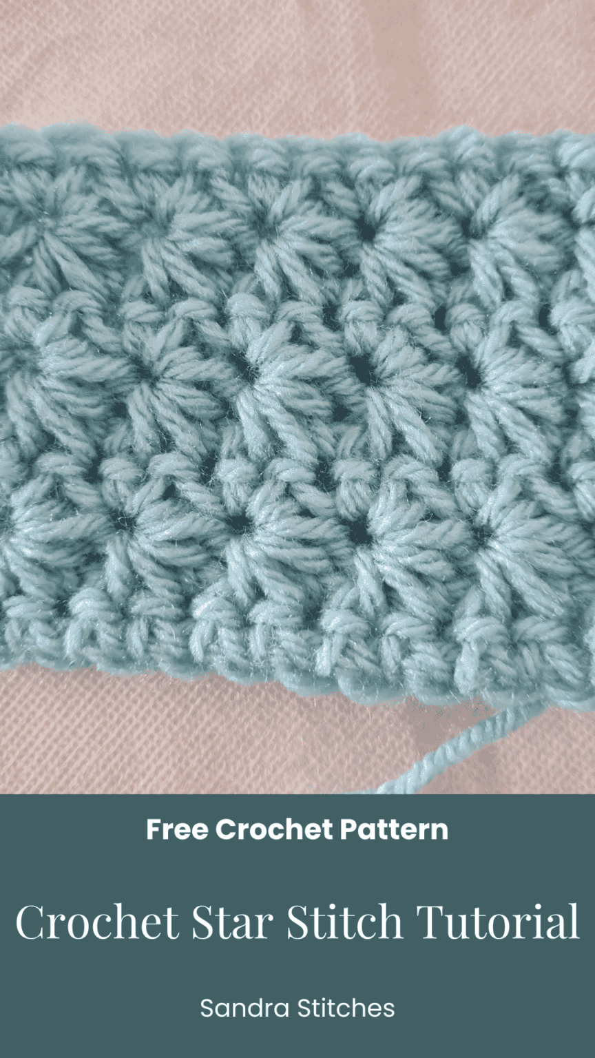 How to Crochet the Star Stitch - Sandra Stitches