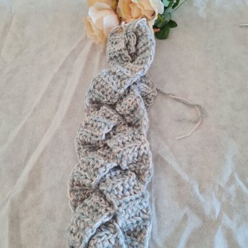 Braided Crochet Cowl Pattern - Sandra Stitches