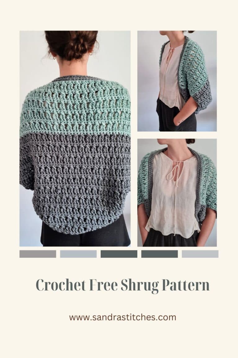 Free Crochet Shrug Pattern |Warm, Wearable, and Easy to Make - Sandra ...