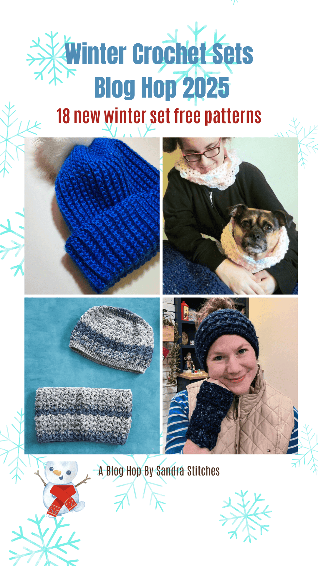Winter Crochet Set Blog Hop 2025 - Sandra Stitches