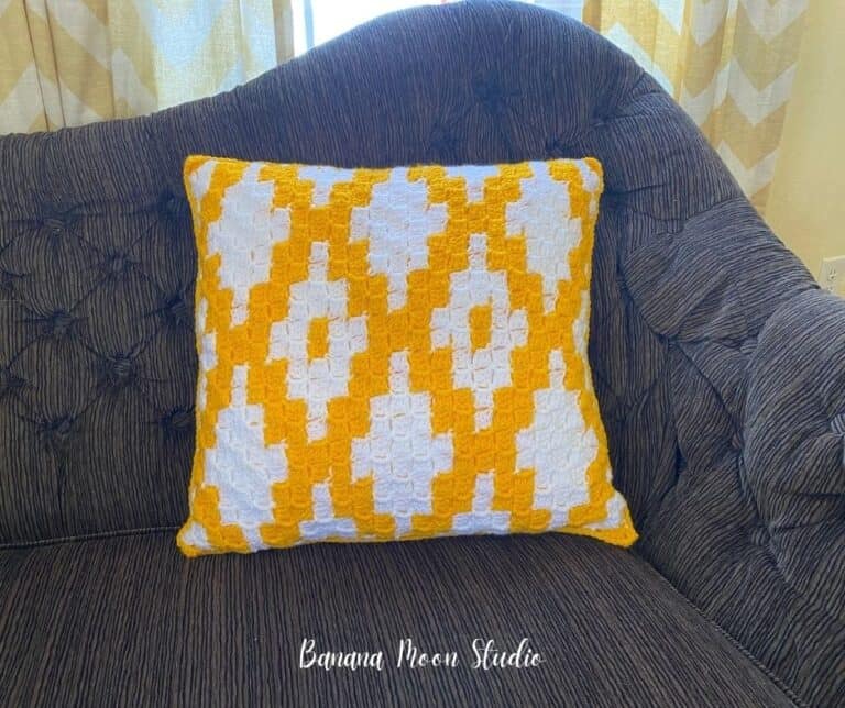 26 Free Crochet Pillow Cover Patterns - Sandra Stitches