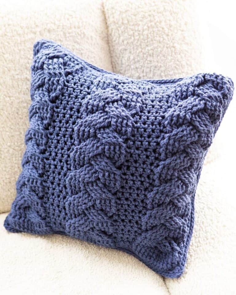 26 Free Crochet Pillow Cover Patterns - Sandra Stitches