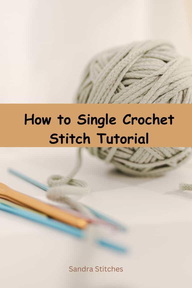 Single Crochet Stitch Tutorial for Beginners - Sandra Stitches