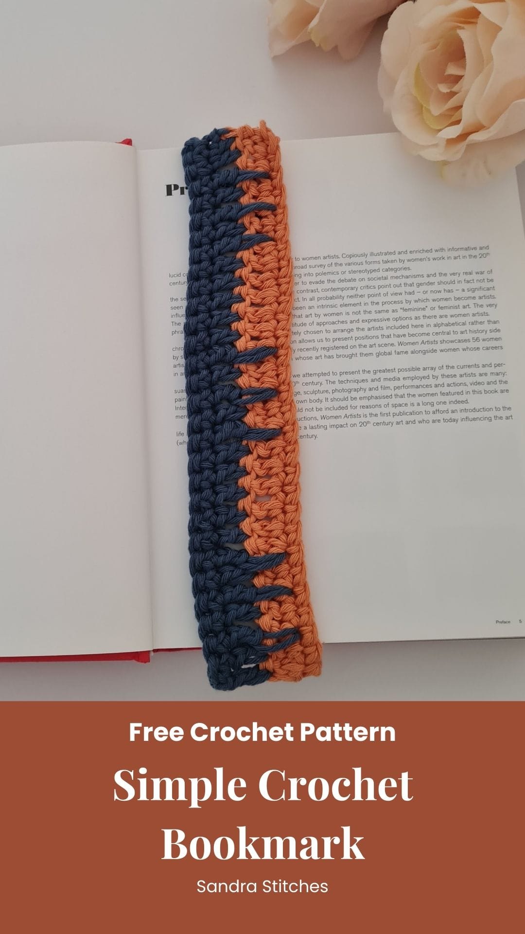 Simple Crochet Bookmark Free Pattern Yam Sandra Stitches