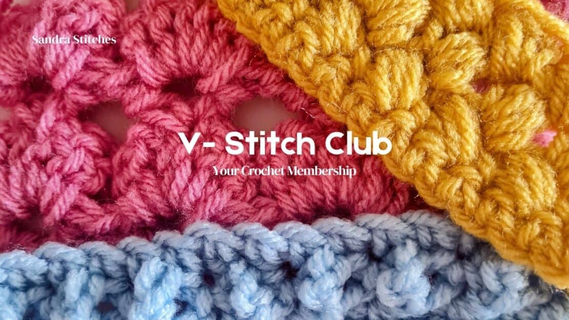 Diamond Stitch Crochet Tutorial - Sandra Stitches