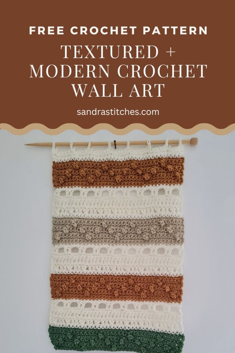 Boho-Inspired Crochet Wall Hanging You Can Make Today - Sandra Stitches