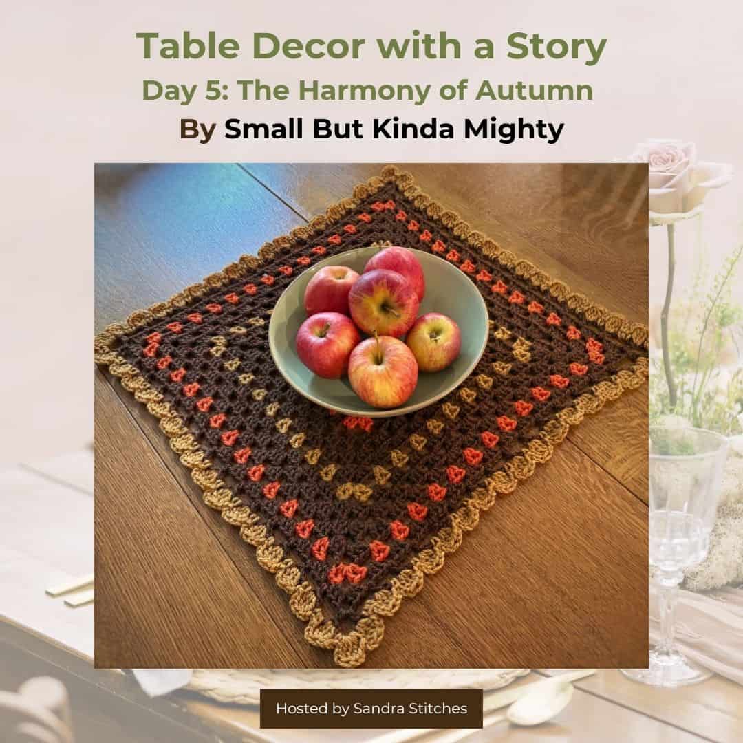 15 Free Crochet Table Decor Patterns with a Story Blog Hop - Sandra ...