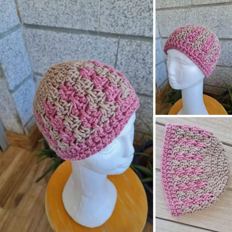The Spike Double Crochet Beanie – A Free Spike Stitch Beanie Pattern ...