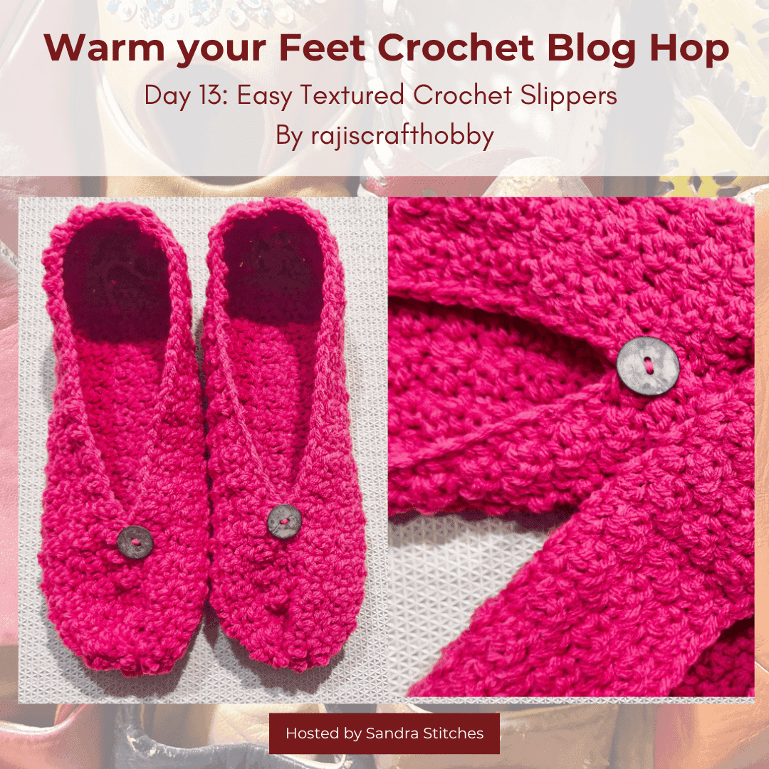 Warm Your Feet This February: Crochet Slippers Patterns Blog Hop ...