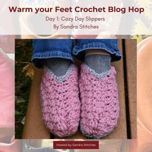 Warm Your Feet This February: Crochet Slippers Patterns Blog Hop ...