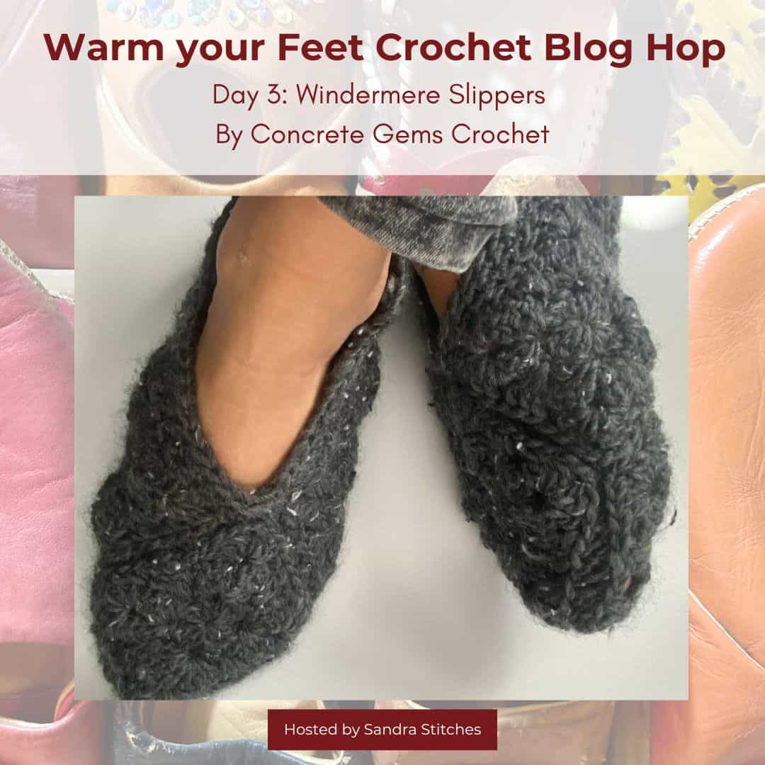 Warm Your Feet This February: Crochet Slippers Patterns Blog Hop ...